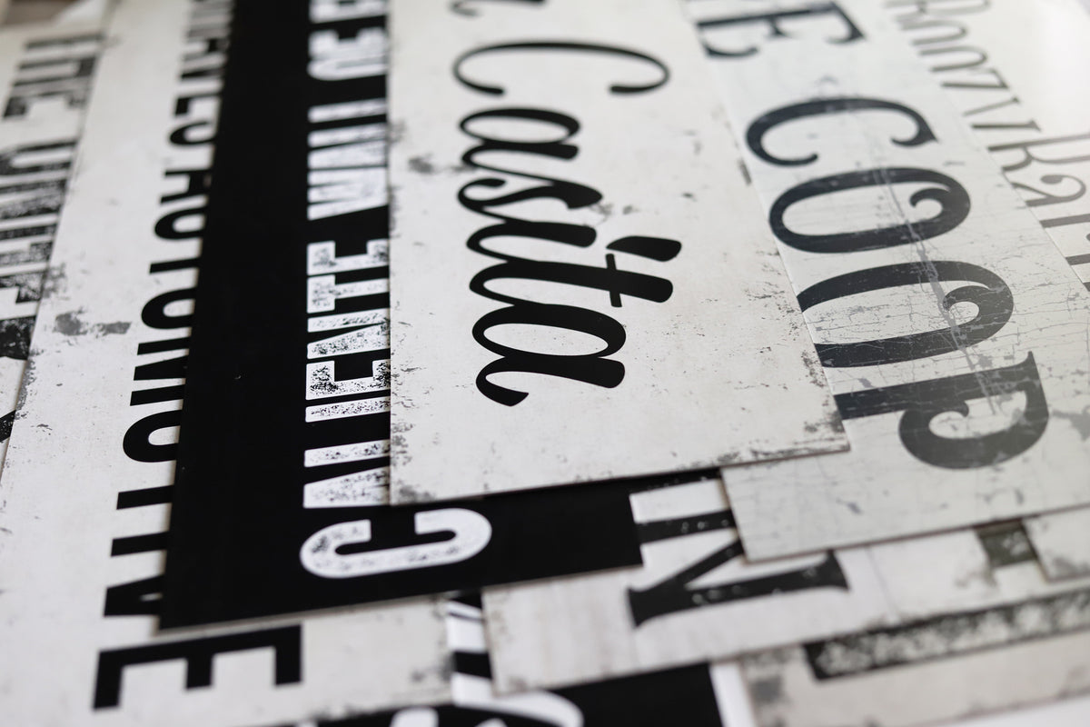 Custom Text Signs | The Sign Shoppe