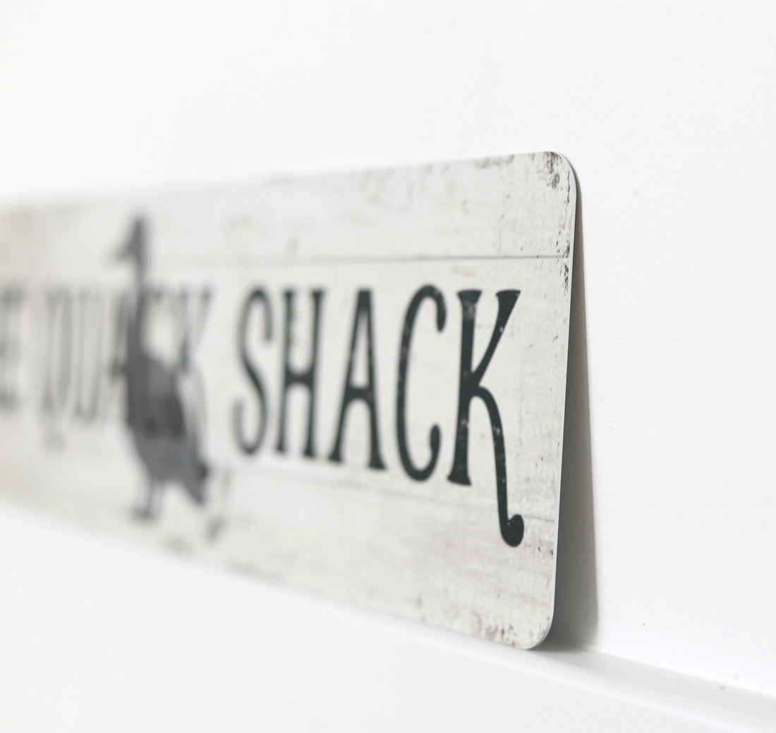 Rustic Metal "Quack Shack" Sign | The Sign Shoppe
